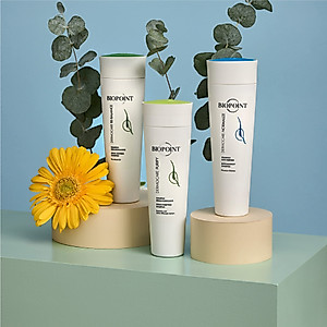 BIOPOINT Rebalancing Shampoo for Oily Scalp and Dry Ends - Dermocare Shampoo for Oily Hair - Sebum Regulating Shampoo for Greasy Hair - Oily Scalp Shampoo - Dermocare Re-balance Oily Scalp Treatment