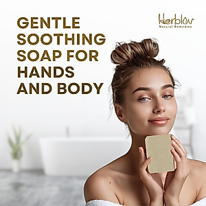 Oatmeal Honey Goat's Milk Soap Bar – Natural Bar Soap for Women, Men, Kids, Itchy Skin, Eczema, Psoriasis, Rash, Sunburn Skincare – Calming Colloidal Oatmeal Face Cleanser & Body Wash, Made in USA