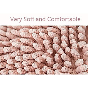 6 Pack Cute Chenille Soft Hanging Hand Towels, Funny Cat, Pig, Owl, Penguin, Elephent, Bear Washcloths, Absorbent Thick Kitchen＆Bathroom Microfiber Towel Bulk (Grey+Pink+Green+Sky Blue+Orange