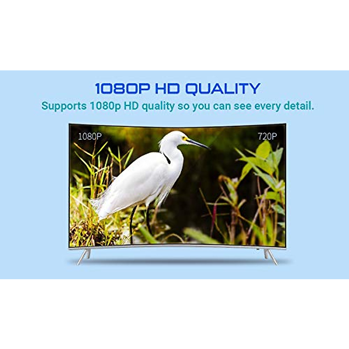 TV Buddy® Caster Wireless Streaming Full HD Videos Movies from Smartphone Tablet Computer to Widescreen TV Support AirPlay DLNA Miracast AirMirror Cross-System Mirroring