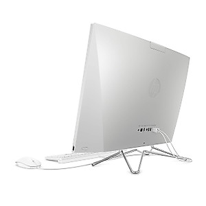 HP All-in-One Desktop Computer, 11th Generation Intel Core i5-1135G7 Processor, Intel Iris Xe Graphics, 8 GB RAM, 256 GB SSD, Windows 10 Home (27-dp1006, Natural Silver) (Renewed)