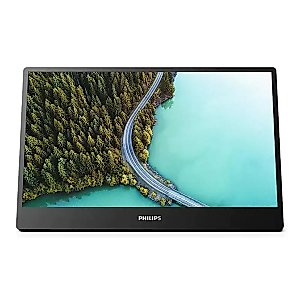 PHILIPS 16B1P3300 16" Class Full HD LED Monitor - 16:9 - Textured Black