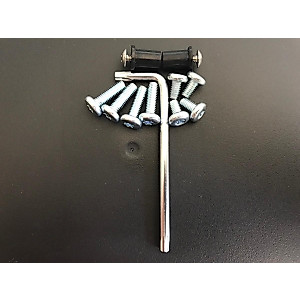 License Plate Mounting Bracket Round Hole Adapter Kit for Subaru Forester 2014-2023 - Plate Holder Set with 6 Screw Bolts & Wrench Kit, License Tag Mounting Kit, Plate Holders, Car & Truck Accessories