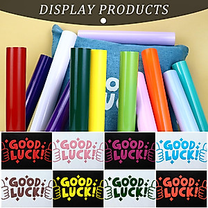 Pawkyjar 3D Puff HTV, 10inch x 3.3feet 3D Puff Heat Transfer Vinyl Roll, Orange Yellow 3D Puff Iron On Vinyl for DIY T-Shirt Clothes Bag Pillow Textile Fabric, Puff Foaming HTV Vinyl