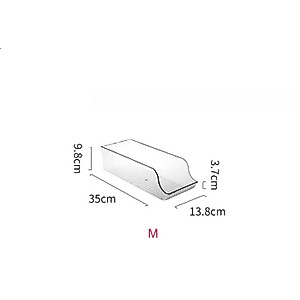 Clear Soda Can Organizer for Fridge, Kitchen, Pantry, Cabinets, Countertop Beverage Holder Set of 1