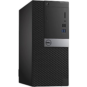 Dell OptiPlex 7040 Mini Tower PC, Intel Quad Core i7-6700 3.40GHz, 16GB DDR4 512GB NVMe M.2 SSD 2TB HDD, AX200 Built-in WiFi 6 Bluetooth 5.2 HDMI Wireless Keyboard & Mouse Windows10 Pro (Renewed)