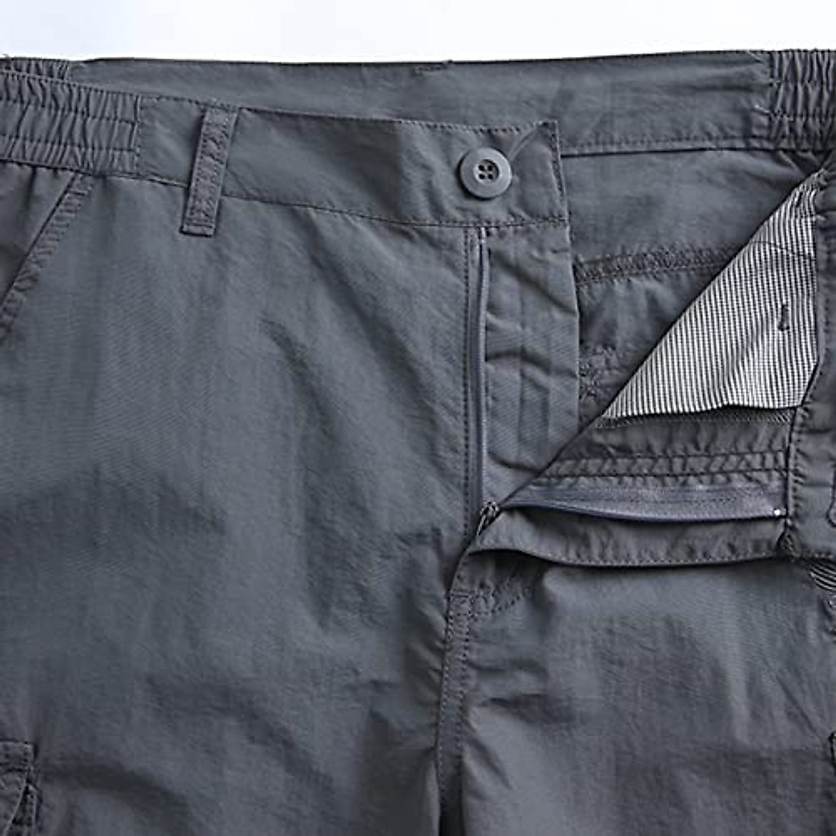 VALSEEL Tactical Pants for Men Outdoor Hiking Cargo Pant Combat Military Trousers Rip-Stop Pants Straight Leg Long Pants Men Cargo Pants Baggy Pantalones para Hombre Gray