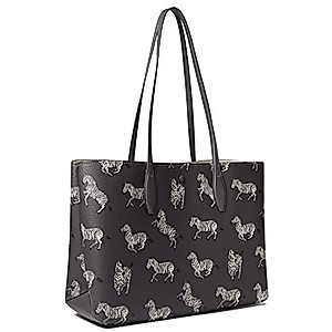 Kate Spade New York All Day Zebra Print Large Tote Chalkboard Multi One Size