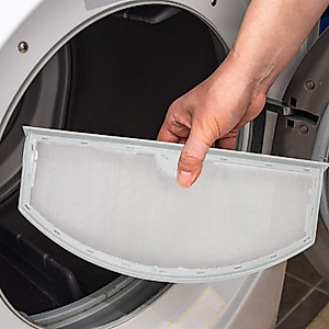 S-Union WE03X23881 Dryer Lint Filter Screen Stainless Steel Compatible With General Electric (GE) Dryer, Replace PS11763056, AP6031713, EAP11763056, Include Clothes Dryer Lint Vent Trap Cleaner Brush