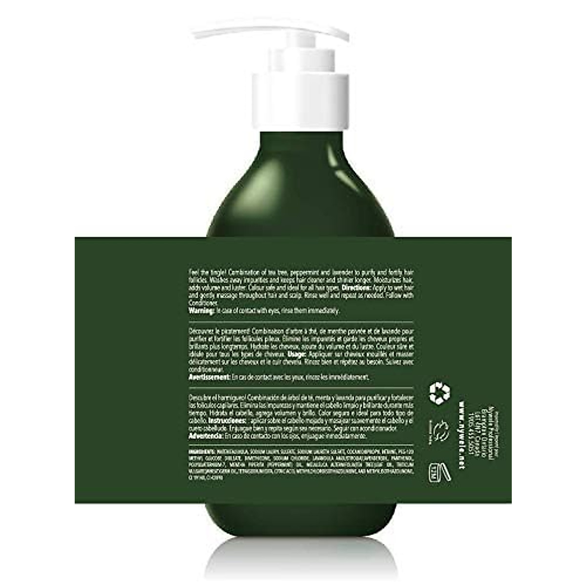 Nywele Tea Tree Mint Shampoo and Conditioner SET 16oz each (Invigorate your scalp)