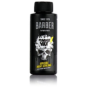 BARBER MARMARA Hair Powder Men 20gr - Hair powder with matt effect for women & men, Styling powder matt look, Modeling styling powder