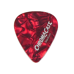 ChromaCast Pearl Celluloid Guitar Pick 10 Pack, Medium Gauge (.73mm)