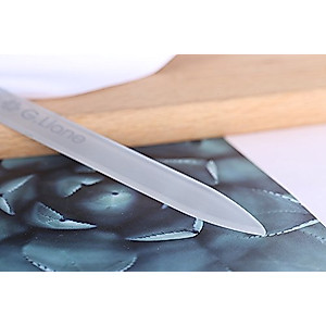 Glass Nail File With Austria Crystals – G.Liane Professional Crystal Fingernail Files In Aluminum Case Perfect Manicure Set For Women Men Kids Nail Care Gift Set (Pink Seahorse)