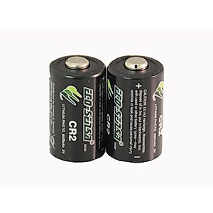 Eco-Sensa CR2 Lithium Battery - High Performance CR2 Battery, 10 years of shelf life (2 Count2)