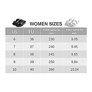 Qtdstz Women's Comfort Slides Summer Double Buckle Adjustable EVA Flat Sandals