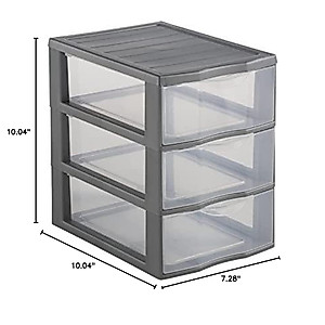 Sundis Orgamix Unit with Stop System Drawer and Ercgonomic Handle, Grey, A5/3