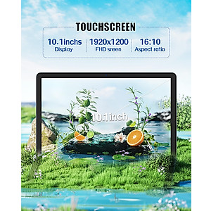 Bakken M40 10.1 Inch Android Tablet, 128GB Memory, 8000mAh Battery, 5G WiFi, 4G/LTE, 1920x1200 Resolution, 13MP Camera, USB-C Charging