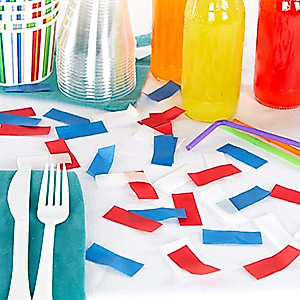 Ultimate Confetti Red/White/Blue Tissue Confetti-Biodegradable
