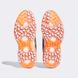 adidas Men's CodeChaos 22 Spikeless Golf Shoes, Footwear White/Grey Six/Solar Red, 13