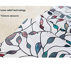 YUTR Static Decorative Privacy Window Films for Glass Non-Adhesive Anti Window Sticker for Home Kitchen Bedroom Living Room