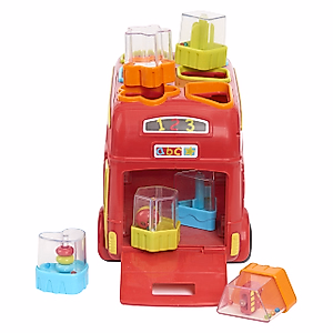 Early Learning Centre Shape Sorting Bus, Stimulates Senses, Fine Motor Skills, Hand Eye Coordination, Problem Solving, Kids Toys for Ages 06 Month, Amazon Exclusive