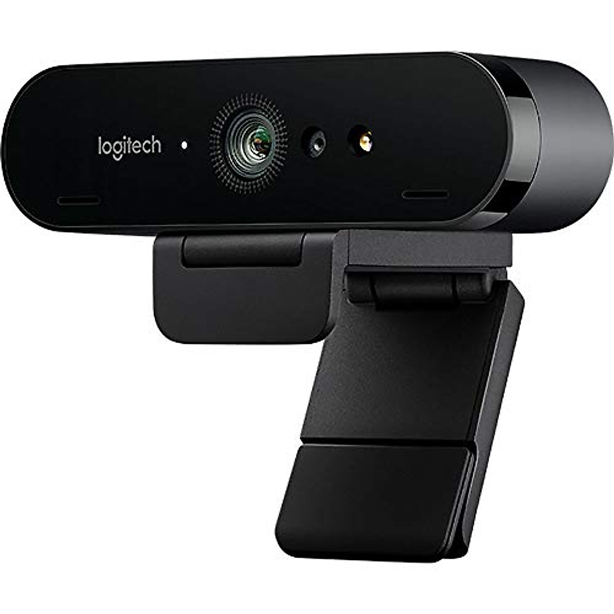 Logitech BRIO UHD 4K Webcam: (960-001105) with RightLight 3 and HDR Technology + Bundle Kit