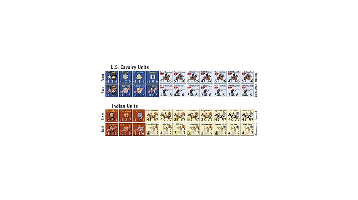 Legion Wargames Leg: Battle of Rosebud Creek Boardgame