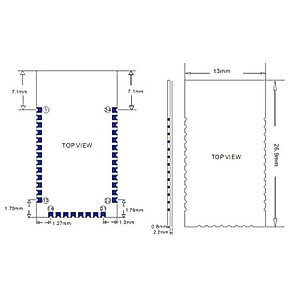 DSD TECH HM-10 Master and Slave Bluetooth 4.0 LE iBeacon Module Compatible with iPhone and iPad and Android 4.3 or Later