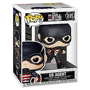 Funko Marvel: Falcon and The Winter Soldier - John F. Walker as U.S. Agent Pop! Vinyl Figure (Bundled with Compatible Pop Box Protector Case)