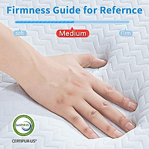 Folding Mattress Full Size,6 inch Memory Foam Tri Fold Mattress,Portable Folding Mattress with Washable Cover, Foldable Mattress Topper Full for Camping,Guest (52"×73"×6")