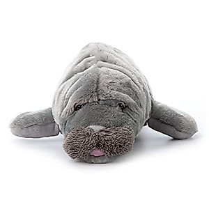 The Petting Zoo Conservation Manatee Stuffed Animal Plushie, Gifts for Kids, Ocean Animals, Manatee Plush Toy 18 Inches