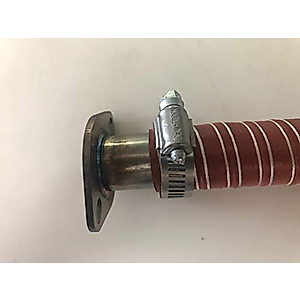 GenExhaust for Honda EU6500iS/EU7000iS Generator 1" Silicone tubing Exhaust Extension 3 Foot Length.