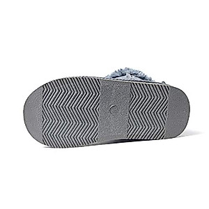 REDVOLUTION New Kids Classic Snow Boots Faux Fur Midcalf Outdoor Boots (Big Kid) (430 Grey, numeric_4)