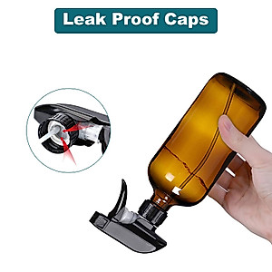 YUNFOOK 3Pcs Trigger Sprayers Replacement Spray Nozzles, Spray Bottle Nozzle with Mist Stream Sprayer for 8oz/16oz Glass Spray Bottles