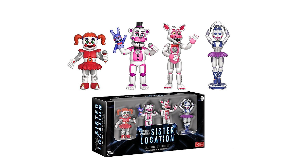 Funko 2" Action Figure Five Nights at Freddy's Sister Location Set 1 ...