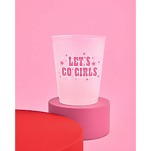 xo, Fetti Bachelorette Party Decorations Last Rodeo Reusable Cups Let's Go Girls - 16 Frost Flex Cups | Nashville Bridal Shower Gift, Cowgirl Bride Bridesmaid Favors