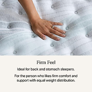 Beautyrest Harmony Lux Anchor Island 12.5" Firm Queen Mattress - Cooling Technology, CertiPUR-US Certified Memory Foam, Recycled Materials, Supportive Pocketed Coils and Edge Support