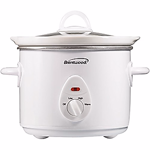 Brentwood Appliances SC-135W 3-Quart Slow Cooker (White)