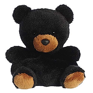 Aurora® Adorable Palm Pals™ Sleepy Bear™ Stuffed Animal - Pocket-Sized Play - Collectable Fun - Black 5 Inches