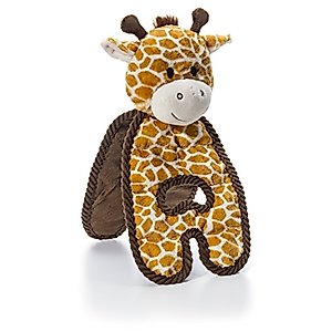 Outward Hound by Charming Pet Cuddle Tugs Giraffe Plush Squeaky Dog Toy