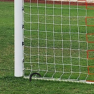 VASGOR 12” x 2” Trampolines Wind Stakes Black Powder Coated Rebar Steel - Heavy Duty U Shape Ground Anchors for Camping Tent - Garden Staples – Trampoline Pins - Sharp End (8)