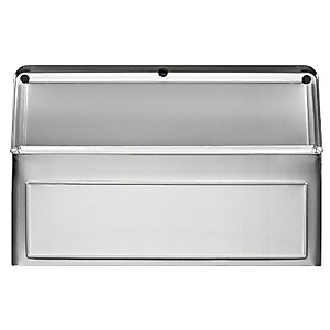 Architectural Mailboxes Venice Stainless Steel Wall Mount Mailbox, 2690PS-10, Stainless Steel, Small Capacity