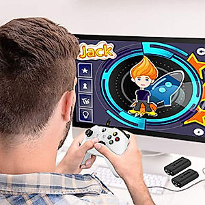 Lithium Rechargeable Battery Pack for Both Xbox Series X|S and Xbox One/S/X/Elite/Elite 2 Controller; Plug Play and Charge Kit; Charging Status LED; Long Life; Quick Charge; 2 Sets for 2 Controllers