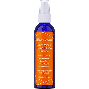 SeoulCeuticals Korean Skin Care Essence Toner - K Beauty Skincare Spray Mist For Face Contains Cucumber Extract and Marine Minerals + Organic Aloe - Get That Healthy Youthful Glow