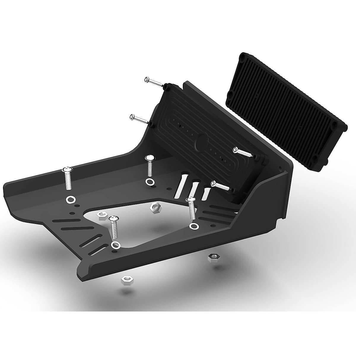 NyVoozy Transom Trolling Motor Mount for Kayaks, Trolling Motor Mount for Clamp-on Electric Trolling Motors, Maximum Trolling Motor Thrust of 62 Pounds