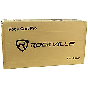 ROCKVILLE Rock Cart Pro DJ Equipment Transport Roller Car 700 LB Capacity