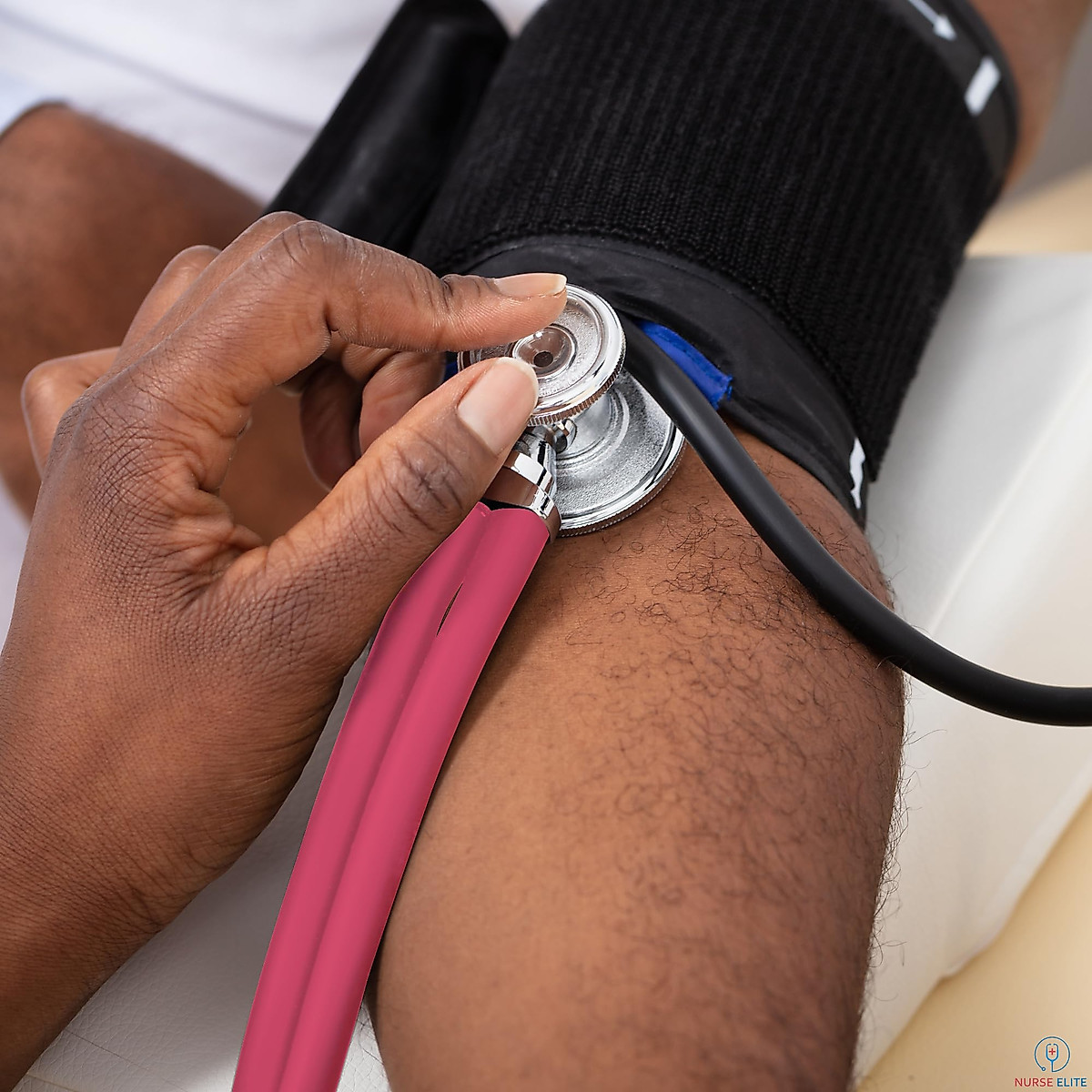 EMS XTRM Sprague Rappaport Stethoscope - High-Quality, Durable Stethoscope for Nurses and Healthcare Professionals, Available in Multiple Colors, Latex-Free (Pink)