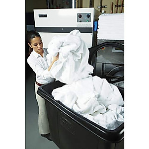 Rubbermaid Commercial Products Cube Truck, 9.6 Bushel, Black, FG471200BLA