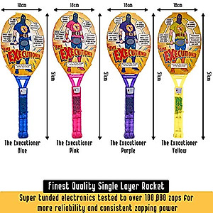The Executioner Fly Killer Mosquito Swatter Racket Wasp Bug Zapper Indoor Outdoor (Blue)