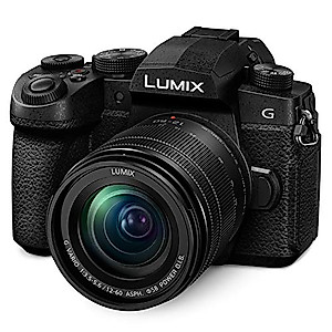 Panasonic LUMIX G95 20.3MP Mirrorless Camera with 12-60mm f/3.5-5.6 MFT Lens Bundle with 64GB SDXC Memory Card, Sling Camera Bag, Battery (2-Pack) and Dual Charger, Tripod, and Filter Kit (6 Items)